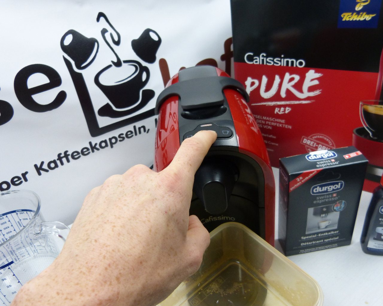 Anleitung Entkalkung Cafissimo PURE011 - Kapsel-Kaffee.net